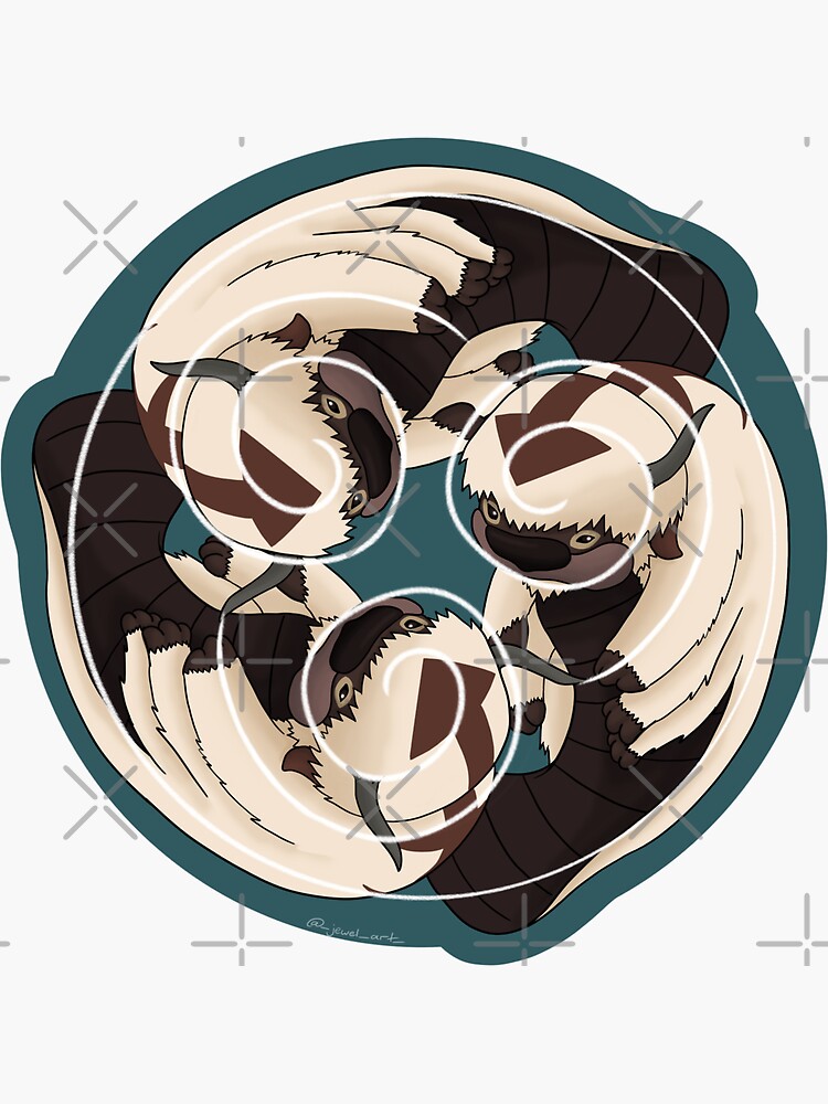 "Avatar Air Symbol Blue/White" Sticker for Sale by -Jewel-Art- | Redbubble