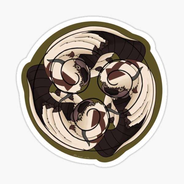 "Avatar Air Symbol Yellow/Black" Sticker for Sale by -Jewel-Art ...