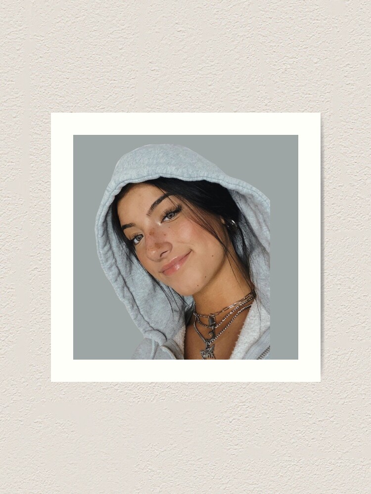 "Charlie Damelio - Tik Tok reference" Art Print by LuisPortoRico ...