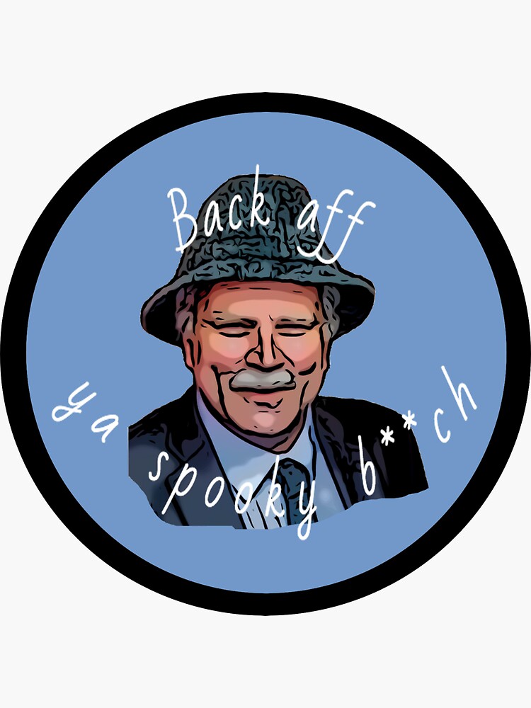 "Still Game - Back Aff! " Sticker for Sale by KatuCreatesUK | Redbubble
