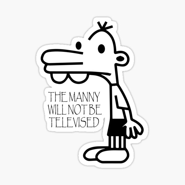 "The manny" Sticker for Sale by NameIt | Redbubble