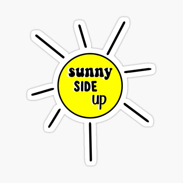 "sunny side up sticker" Sticker by dianan7 | Redbubble