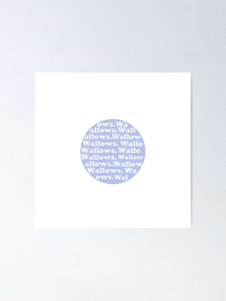 "Wallows Band Sticker" Poster by lflaherty24 | Redbubble