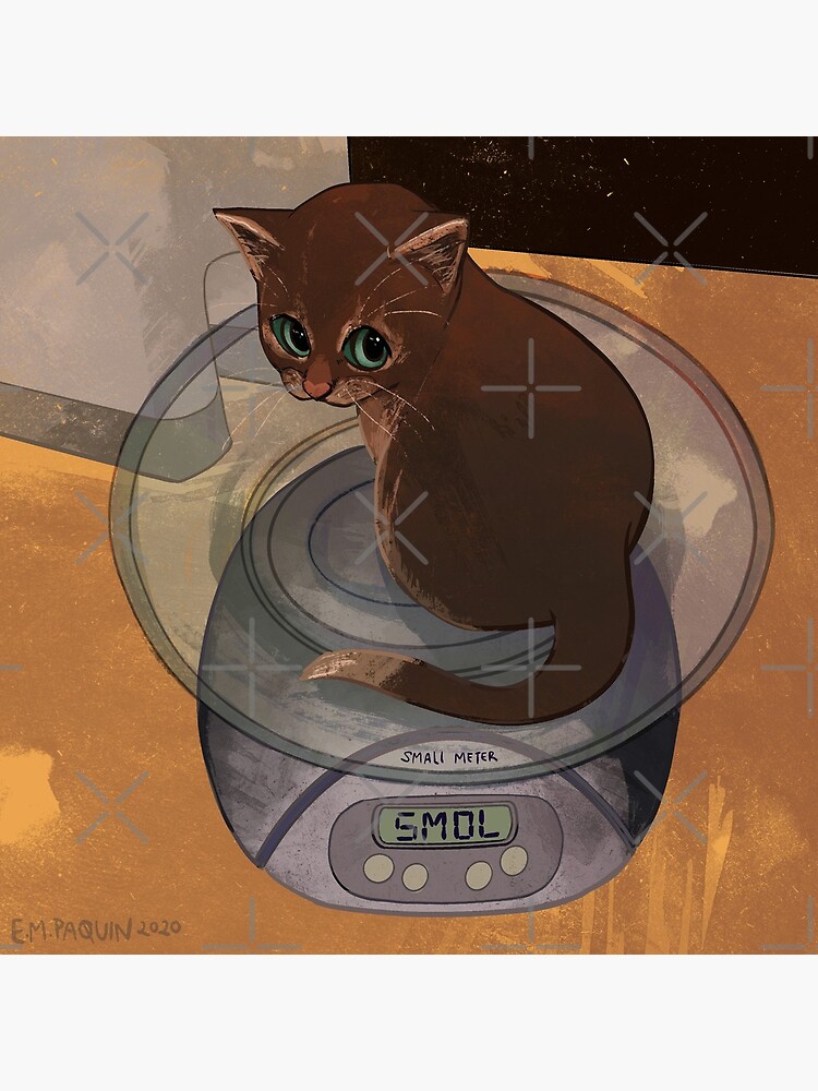 "Smol Scale: Daily cat drawing July 1st, 2020" Poster for Sale by ...