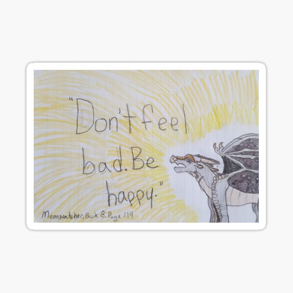 "Moonwatcher, Wings of Fire" Sticker for Sale by JennyOC74 | Redbubble