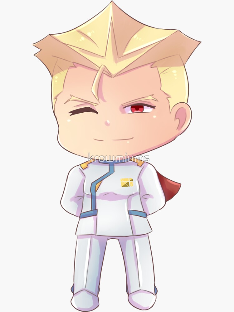 "Promare Kray Foresight chibi" Sticker by krowmiums | Redbubble