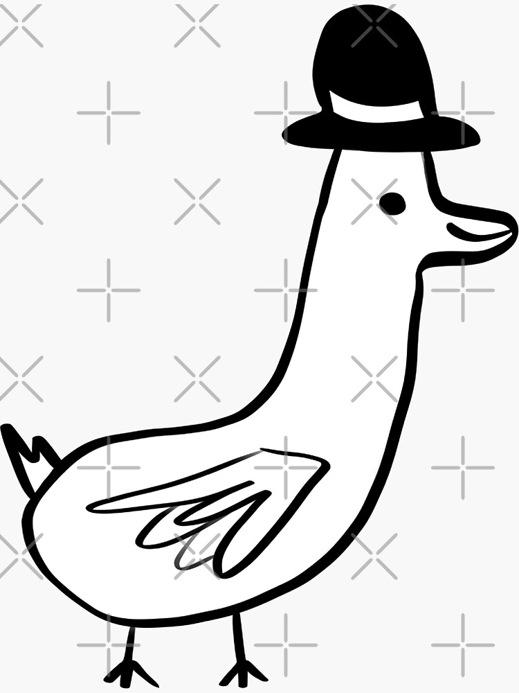 "goop the goose" Sticker for Sale by mecar24 | Redbubble