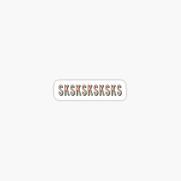 "sksksksks Vsco Girl pink blue funny, aesthetic,cute, and trendy ...