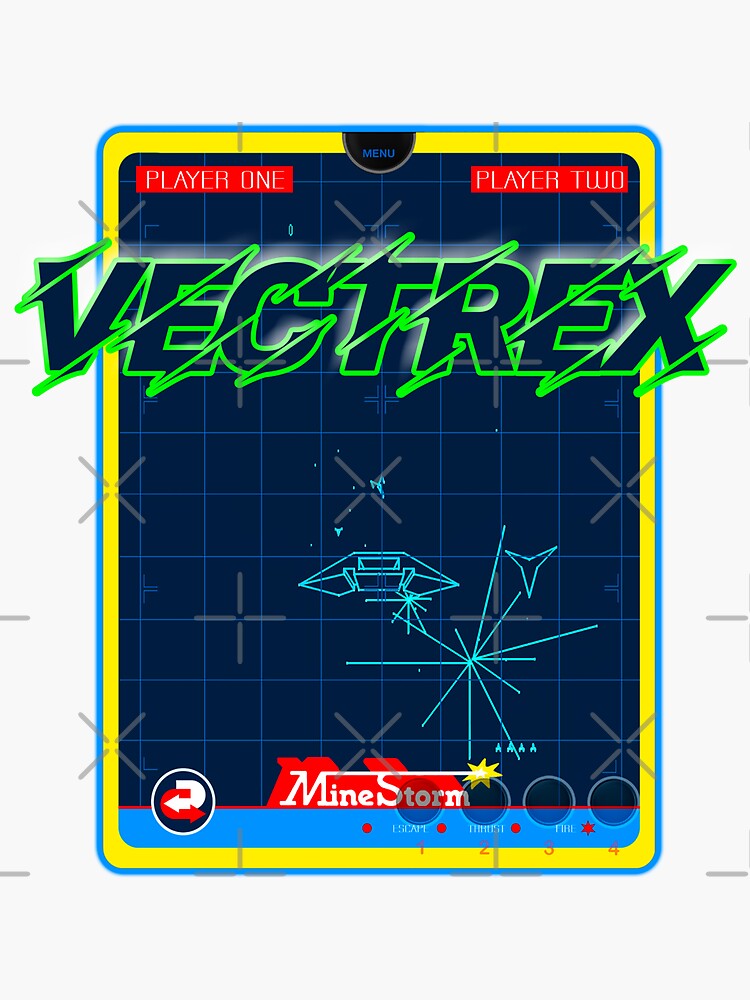 "VECTREX 2" Sticker for Sale by yansolo | Redbubble