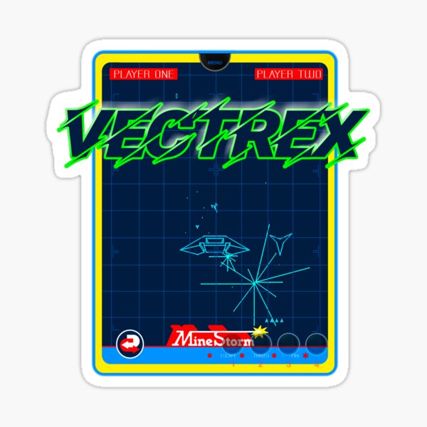 "VECTREX 2" Sticker for Sale by yansolo | Redbubble