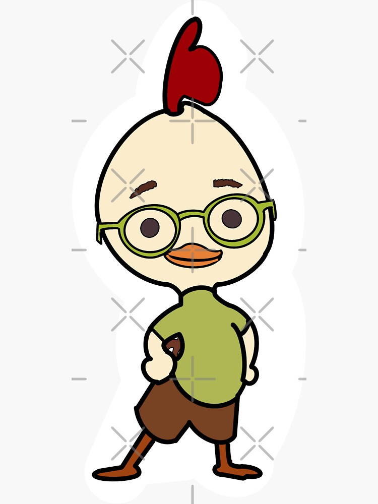 "Chicken Little" Sticker for Sale by maggieelias | Redbubble