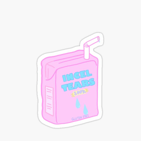 "100% Incel Tears" Sticker for Sale by Francht0ast | Redbubble