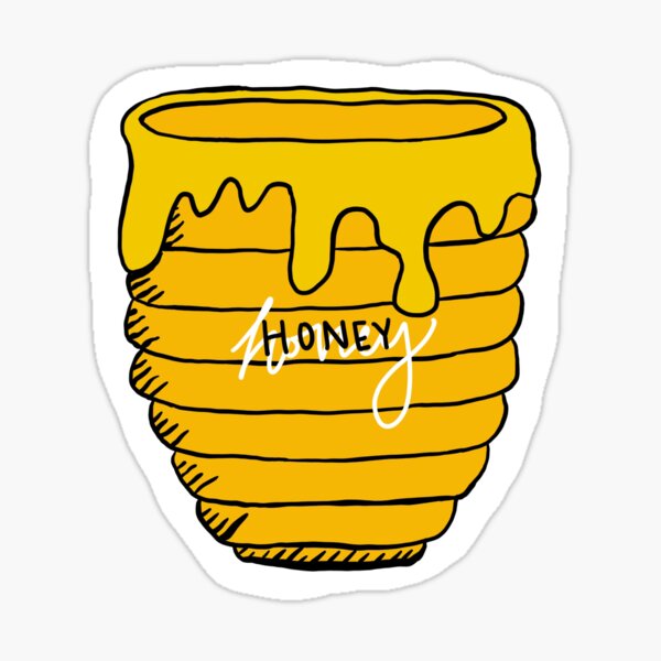 "Honey Pot" Sticker for Sale by leighhwallace | Redbubble