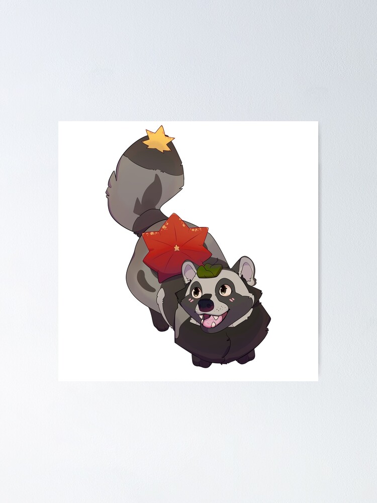 "Tanuki Sit" Poster by Sumire76 | Redbubble