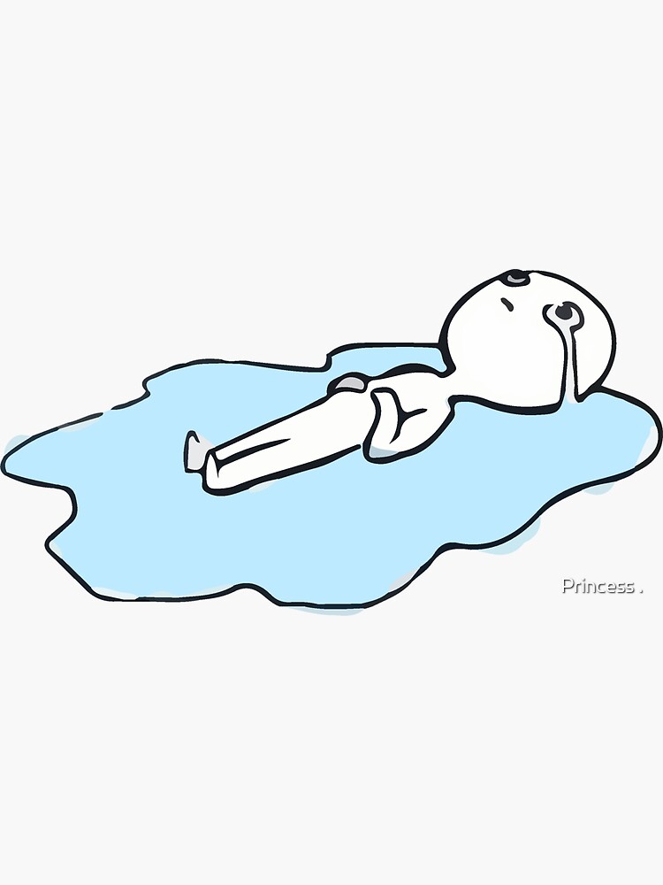 "Meme Cry" Sticker by Shaiene | Redbubble