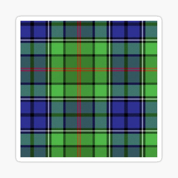 "Clan Routledge Tartan " Sticker for Sale by ljrigby | Redbubble