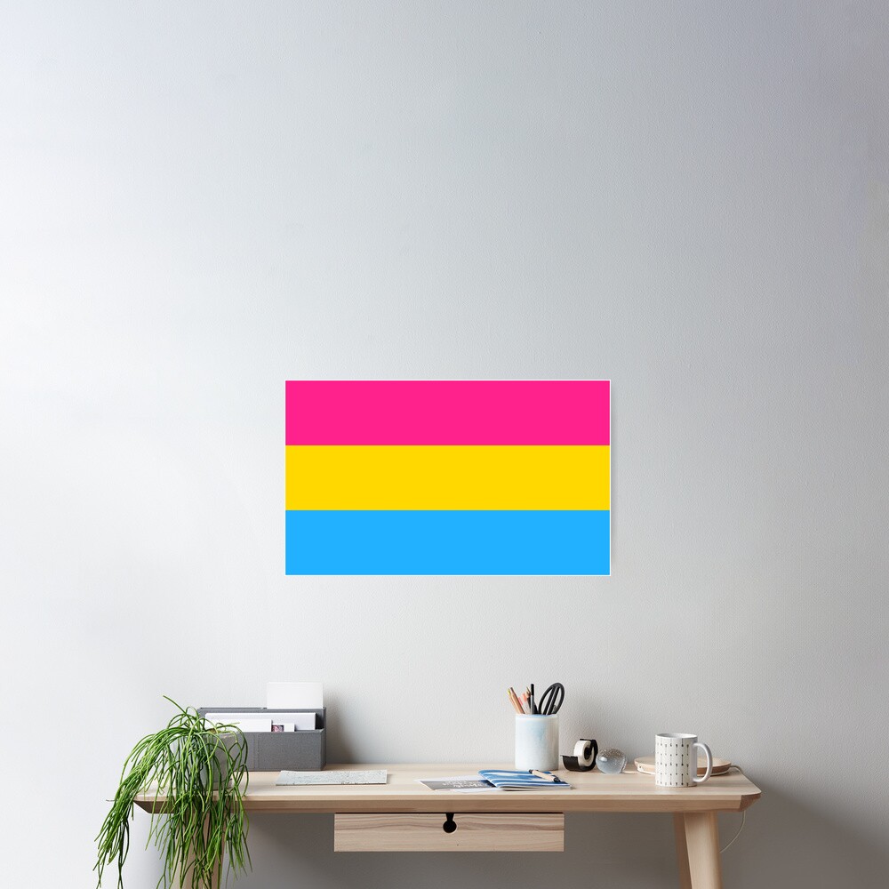 "pans pride flag" Poster for Sale by rena-m | Redbubble