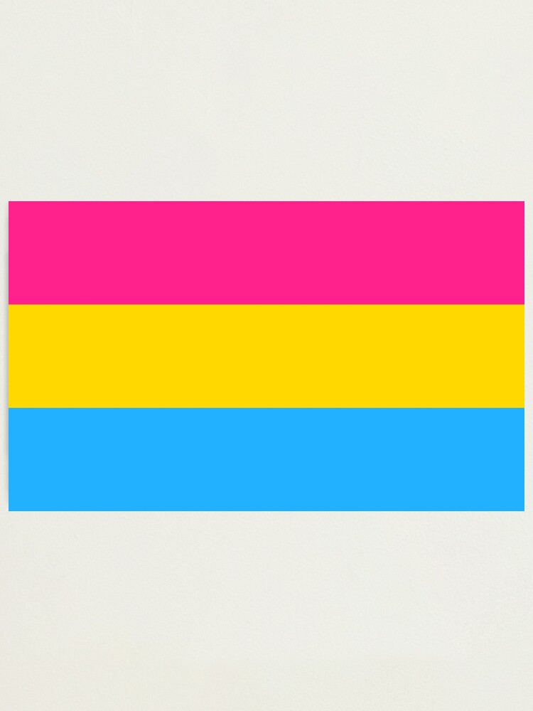 "pans pride flag" Photographic Print by rena-m | Redbubble