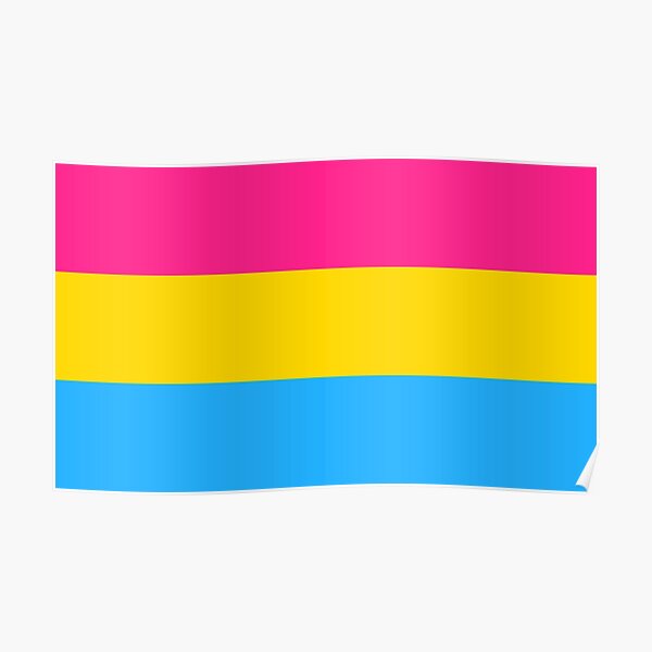 "pans pride flag" Poster for Sale by rena-m | Redbubble