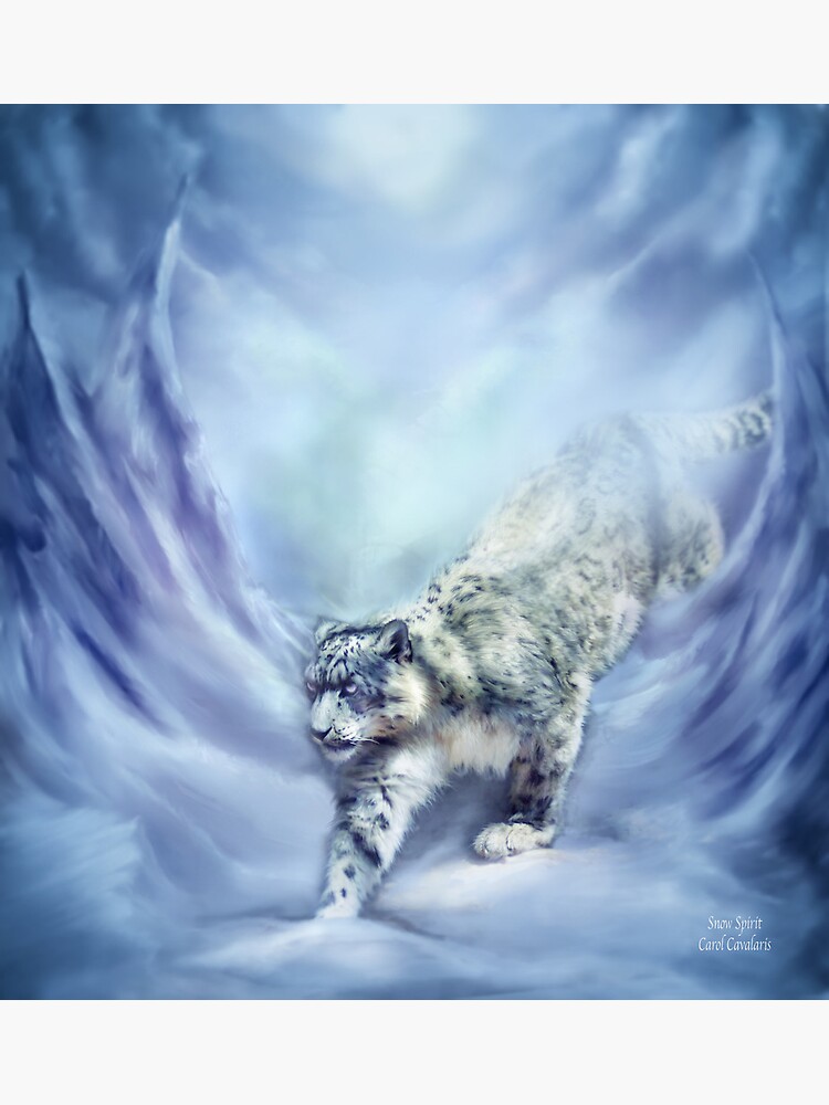 "Snow Leopard - Snow Spirit" Photographic Print by carolcavalaris ...