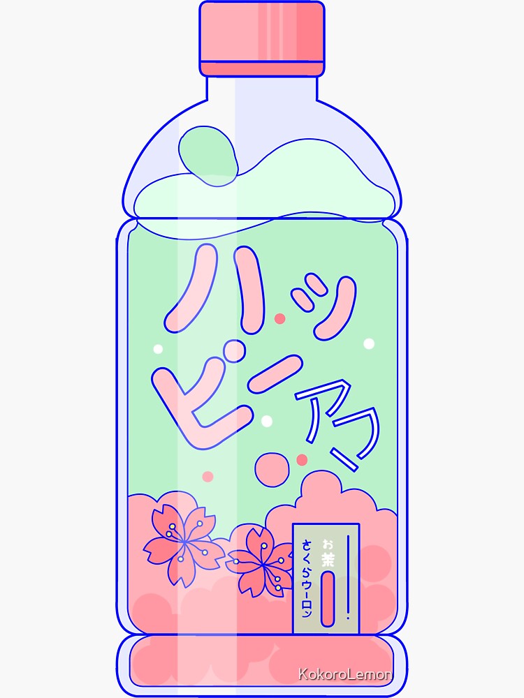 "Sakura Oolong Tea Green!" Sticker for Sale by KokoroLemon | Redbubble