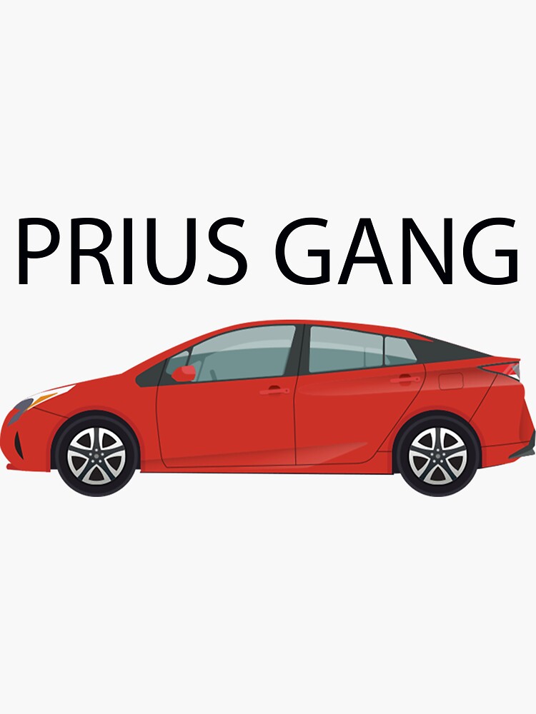 "Toyota Prius Gang" Sticker by reesls | Redbubble