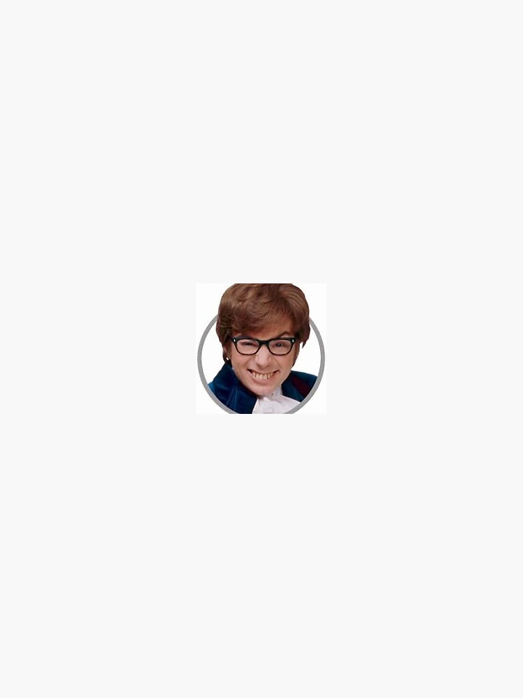 "Austin Powers" Sticker for Sale by dude its Ava | Redbubble