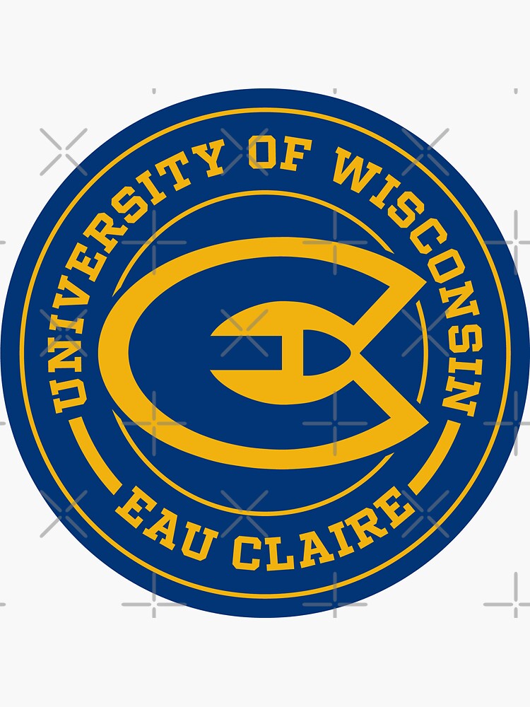 "UWEC" Sticker for Sale by wuflestadj | Redbubble