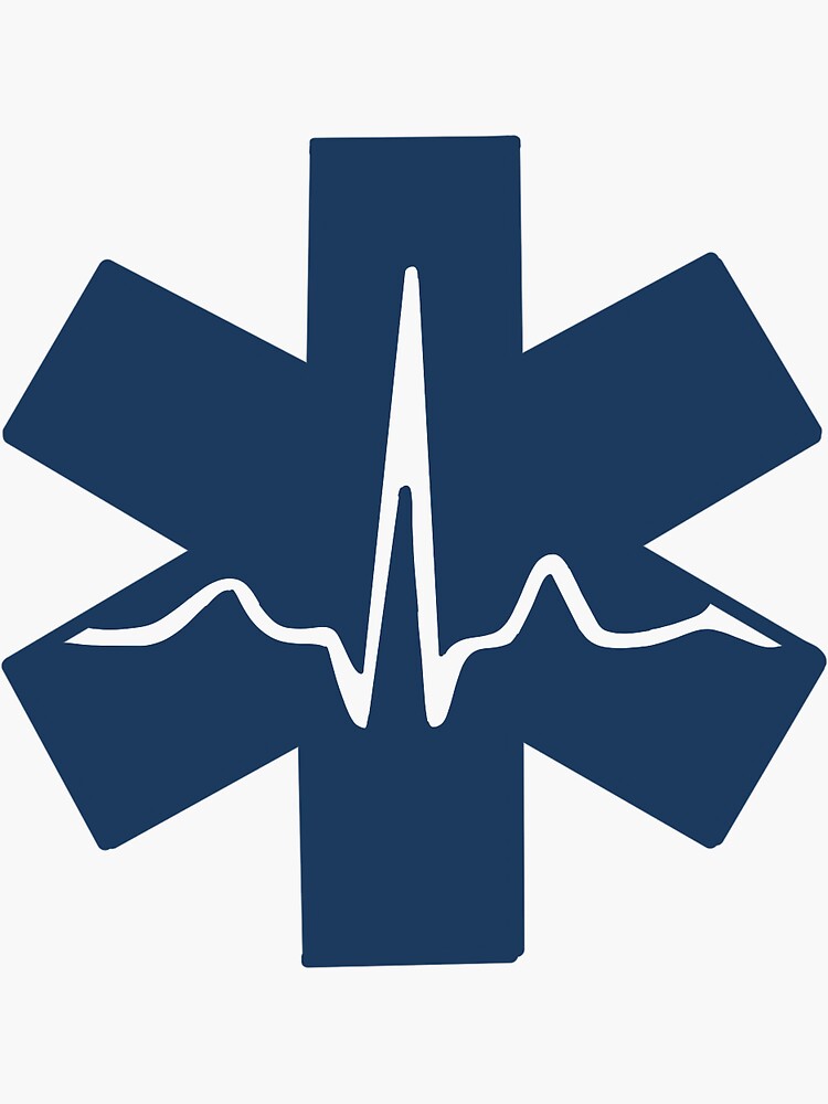 "EMT Emergency Medical Technician LifeLine" Sticker for Sale by ...