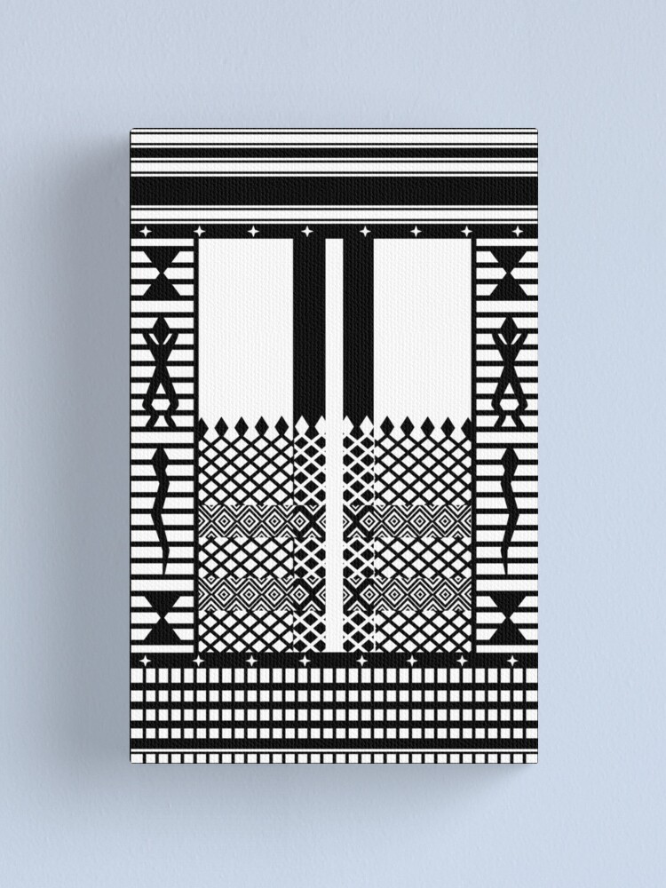 "Benguet Weave black & white" Canvas Print for Sale by JIJgalaxy ...