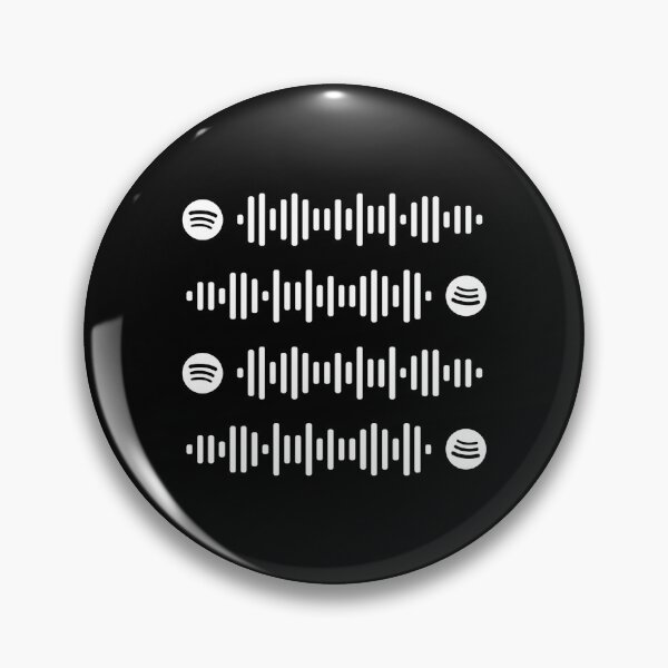 Shawtys Like A Melody Spotify Qr Code Pins and Buttons | Redbubble