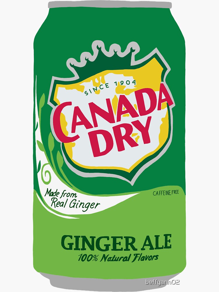 "canada dry" Sticker for Sale by beffyann02 | Redbubble