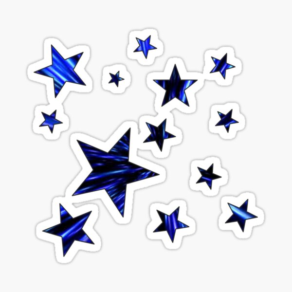 "blue star pack" Sticker for Sale by phoebebullock | Redbubble