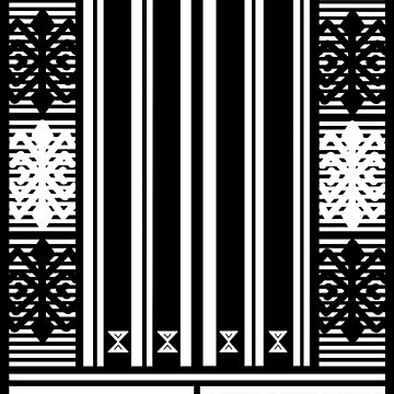"Kalinga Weave black & white" Poster for Sale by JIJgalaxy | Redbubble
