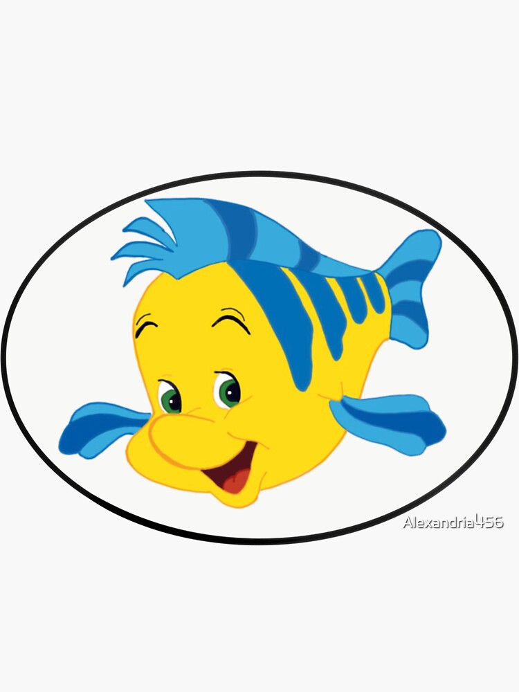 "Flounder" Sticker by Alexandria456 | Redbubble