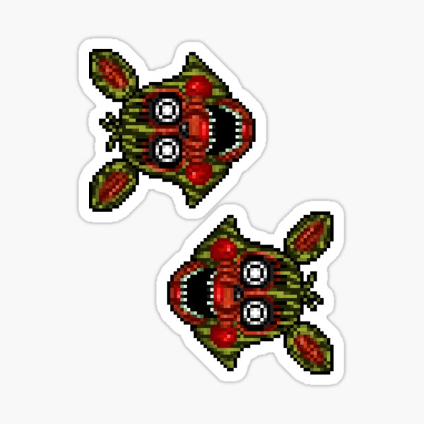 "Adventure Phantom Mangle - FNAF World - Pixel Art" Sticker for Sale by ...