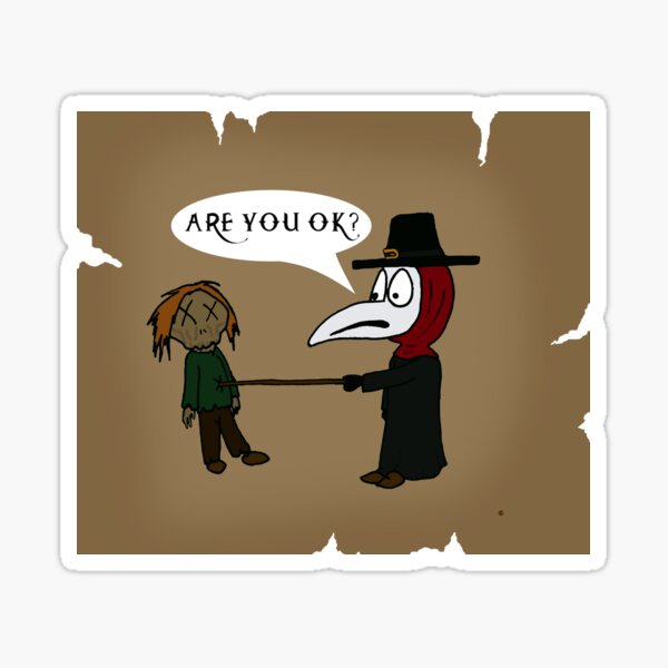 "Little dottore della peste" Sticker for Sale by kassandra369 | Redbubble