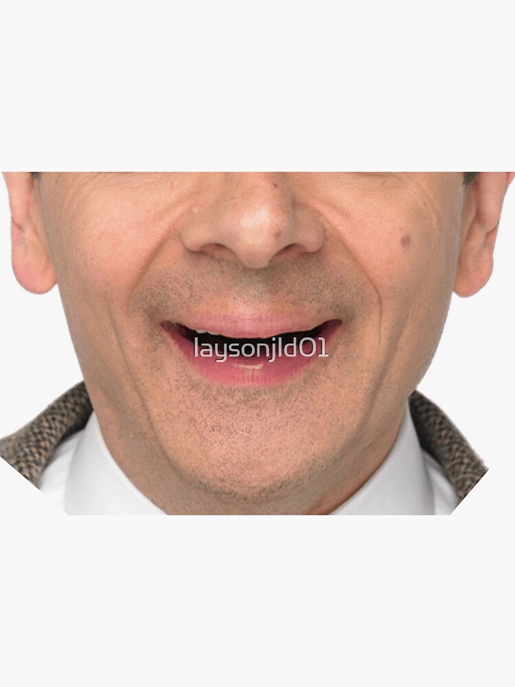 "Mr. Bean Face Mask" Poster by laysonjld01 | Redbubble