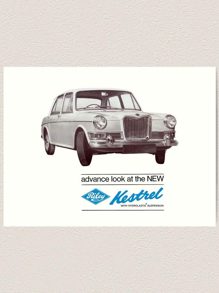 "RILEY KESTREL" Art Print for Sale by ThrowbackMotors | Redbubble