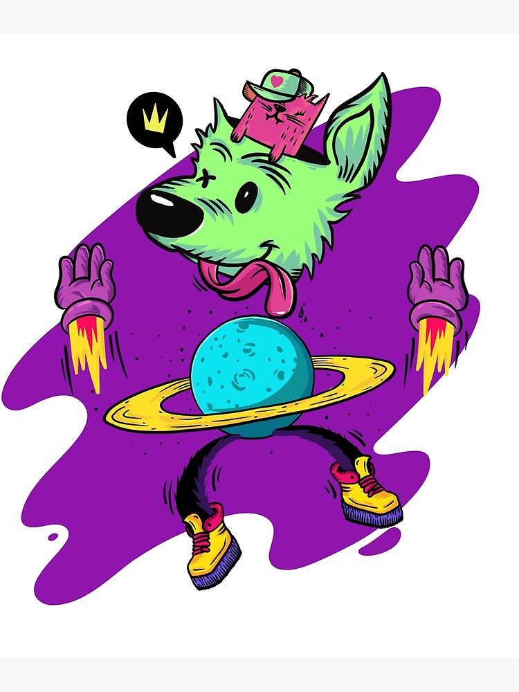 "Funky cartoon character" Poster by JonBundesen | Redbubble