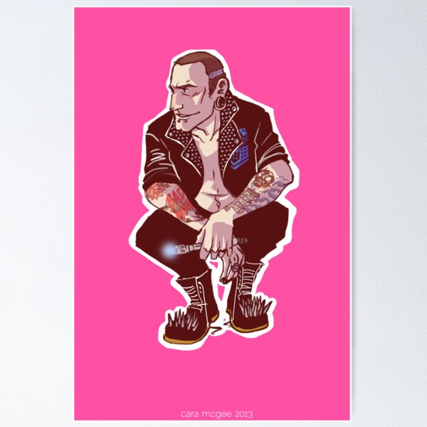 "Punk Nine" Poster for Sale by Cara McGee | Redbubble