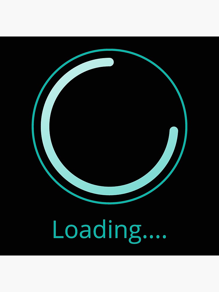 "Loading Geek Logo" Poster by HeccaT | Redbubble