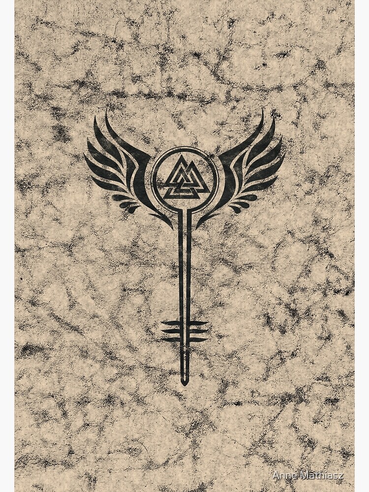 "Valkyrie, Shieldmaiden, Symbol, Odin, Valknut, Sword" Poster by nitty ...
