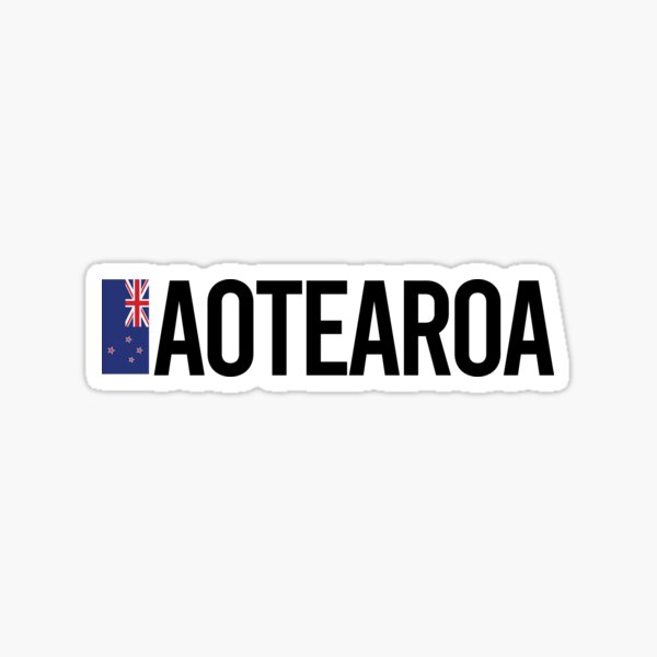 "Aotearoa Minimal Design collection" Sticker for Sale by randomorder ...