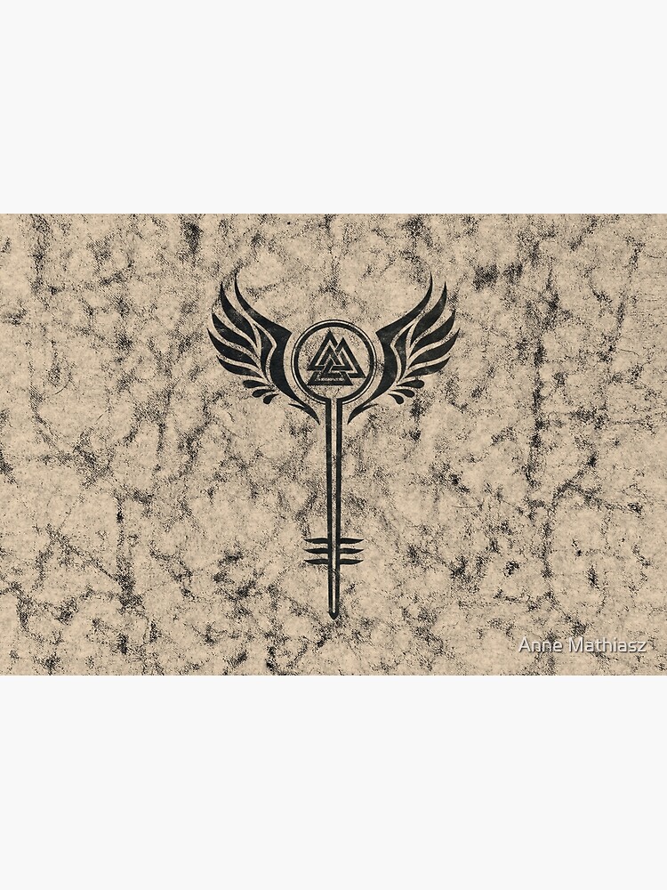 "Valkyrie, Shieldmaiden, Symbol, Odin, Valknut, Sword" Poster for Sale ...