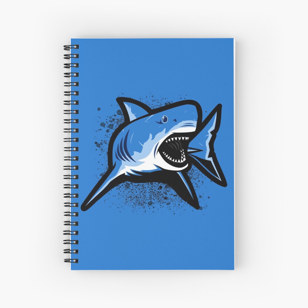 "Shark " Spiral Notebook for Sale by rence20 | Redbubble
