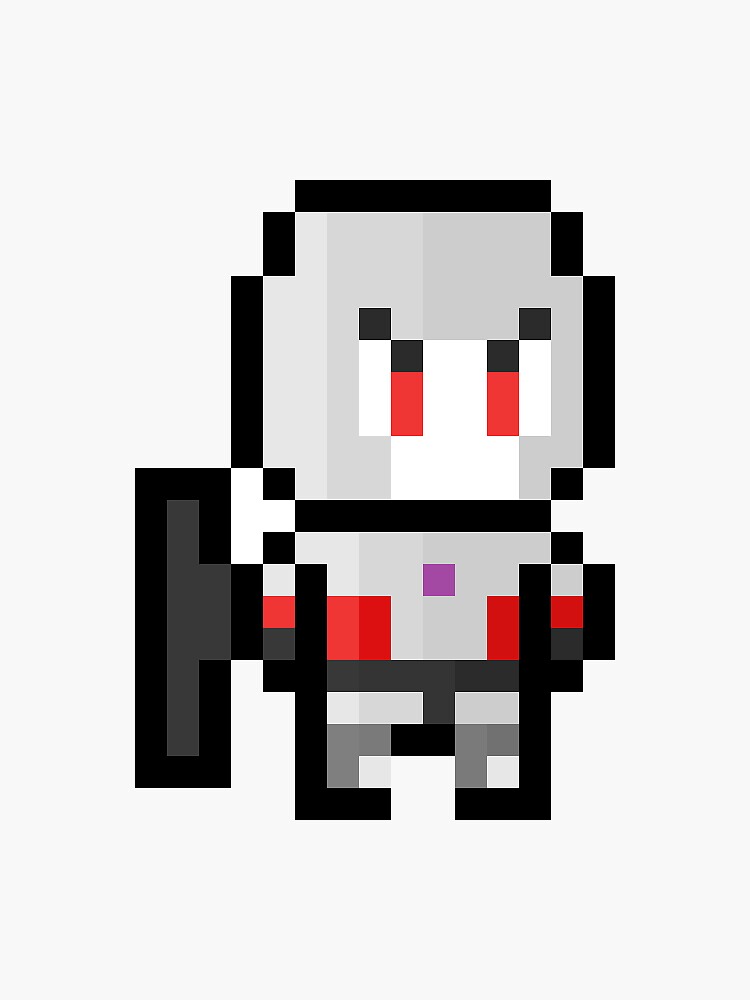 "Megatron Pixel Bot" Sticker for Sale by Nootimus-prime | Redbubble