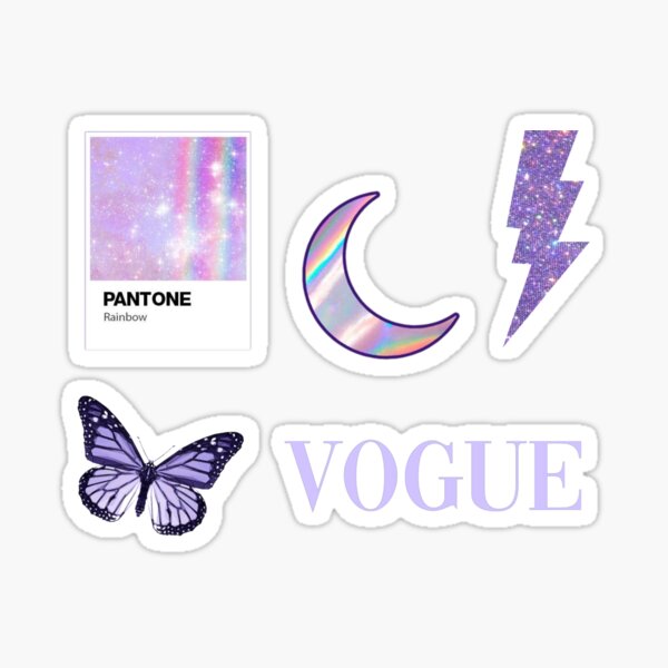 "purple sticker pack" Sticker by wassupitsbella | Redbubble