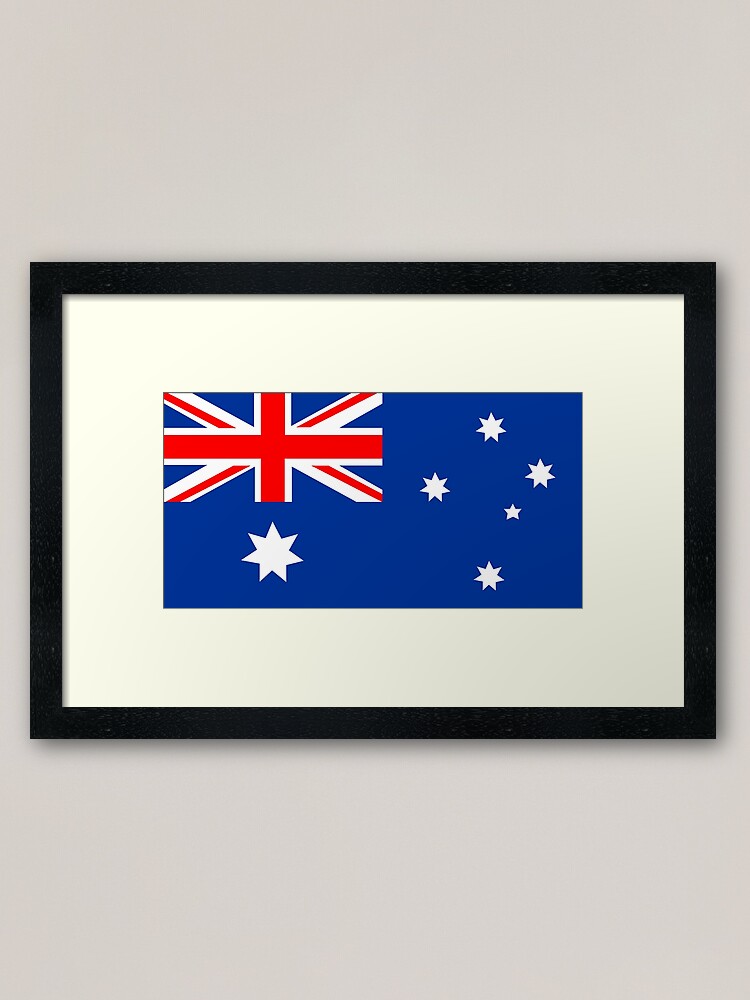 "Australian Flag" Framed Art Print for Sale by sweetsixty | Redbubble