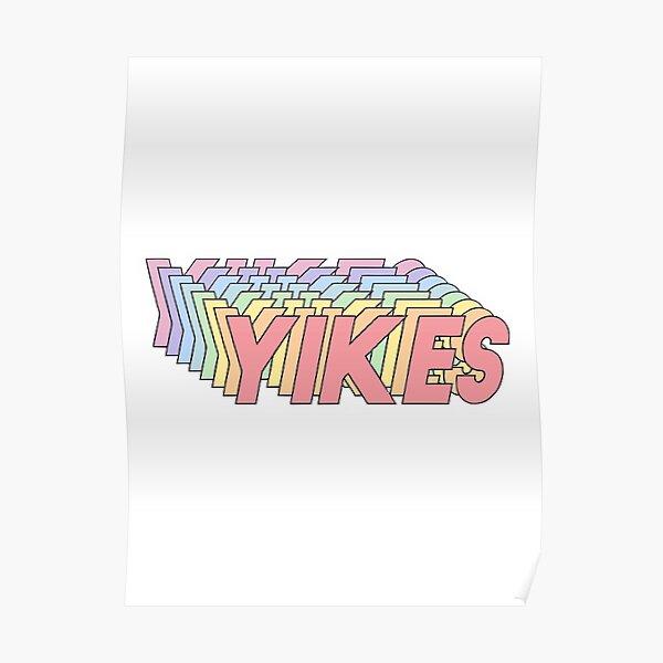 "Yikes Sticker for Laptop Book Fridge Guitar Motorcycle Helmet ToolBox ...